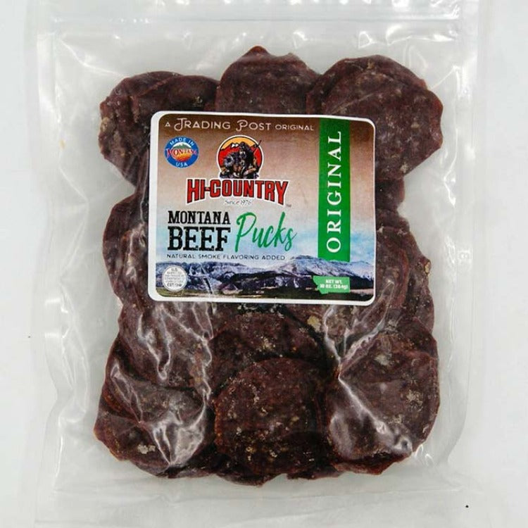 Hi-Country Beef Pucks | Chopped & Formed Meat Snacks | Made In Montana ...